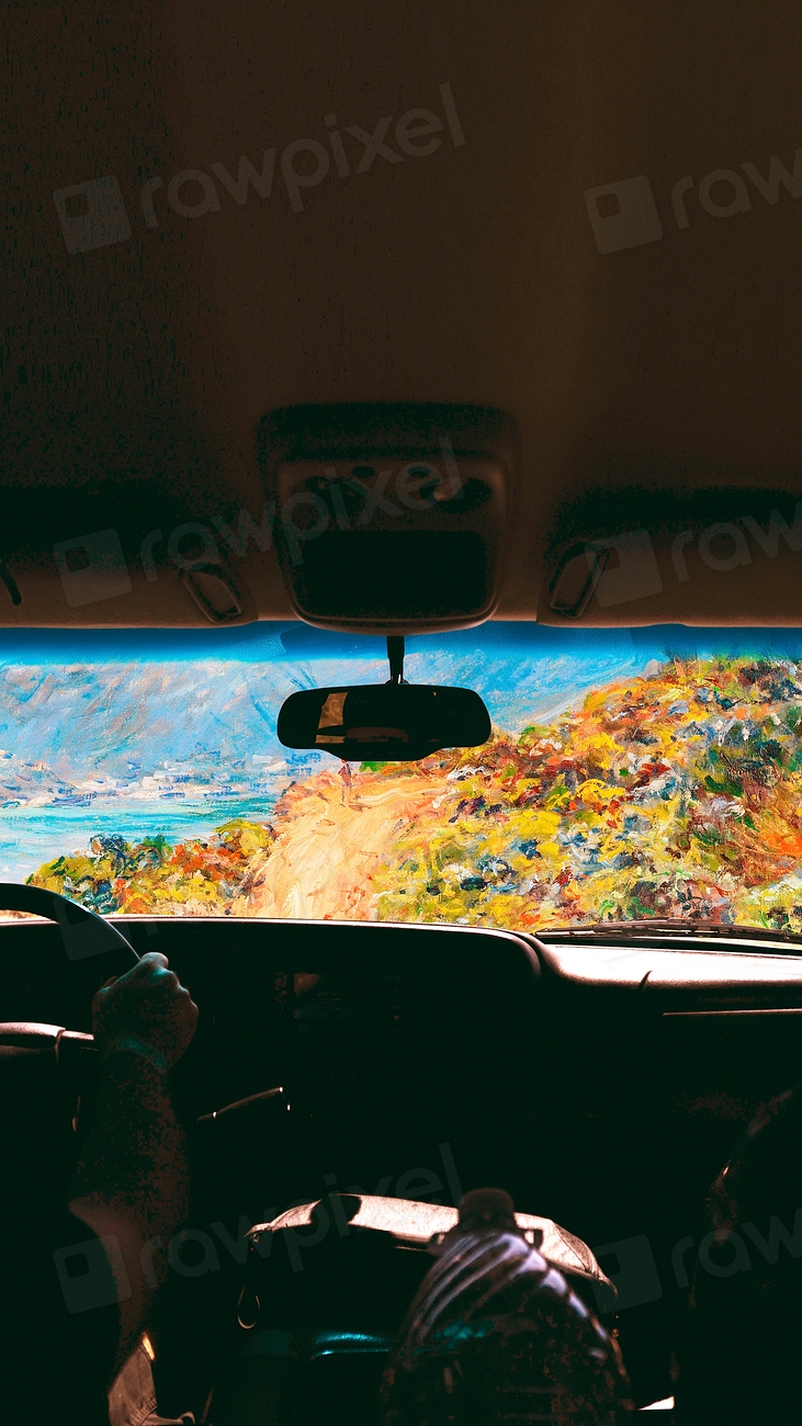 Road trip phone wallpaper, vintage | Premium Photo Illustration - rawpixel