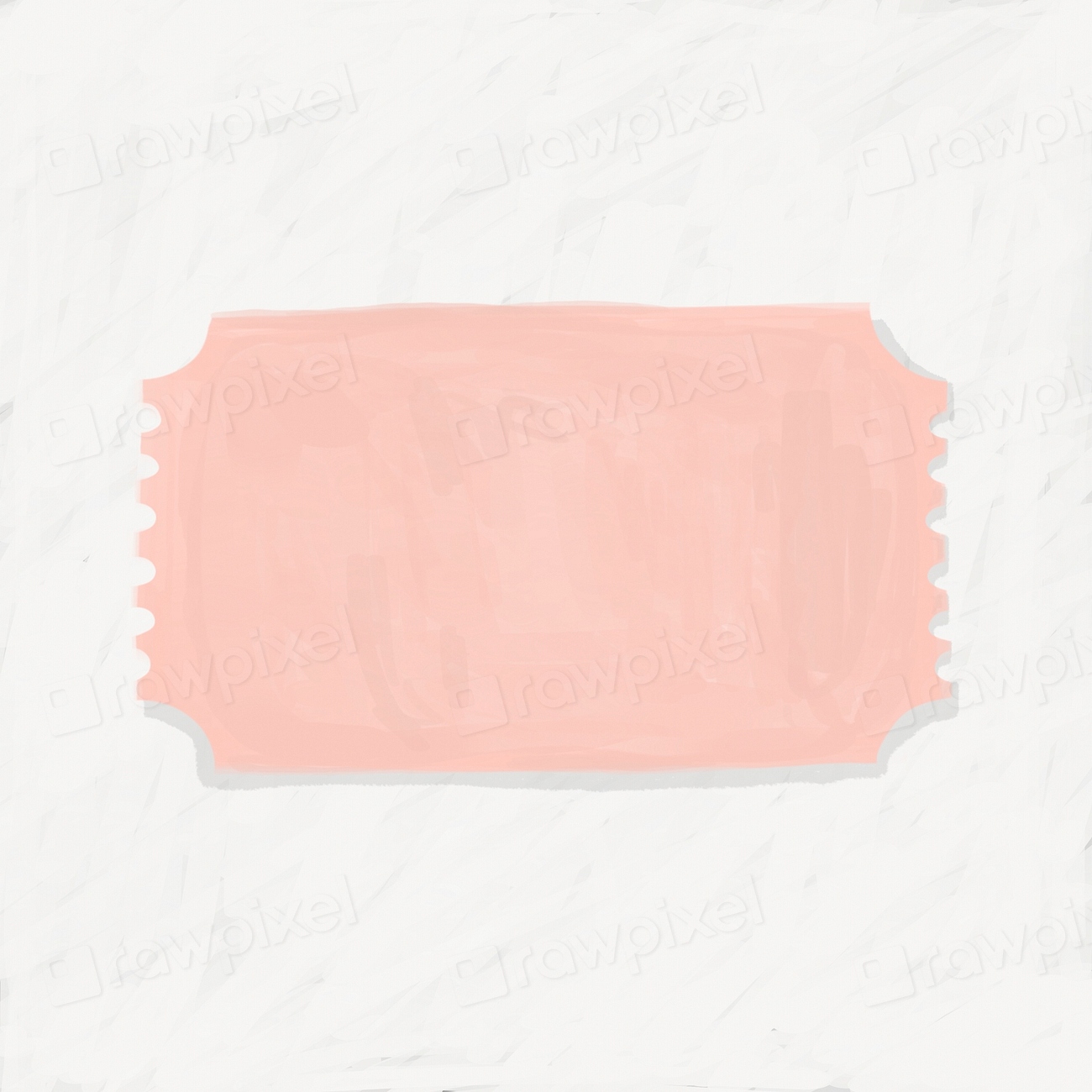 Pink ticket paper, aesthetic stationery | Premium PSD - rawpixel