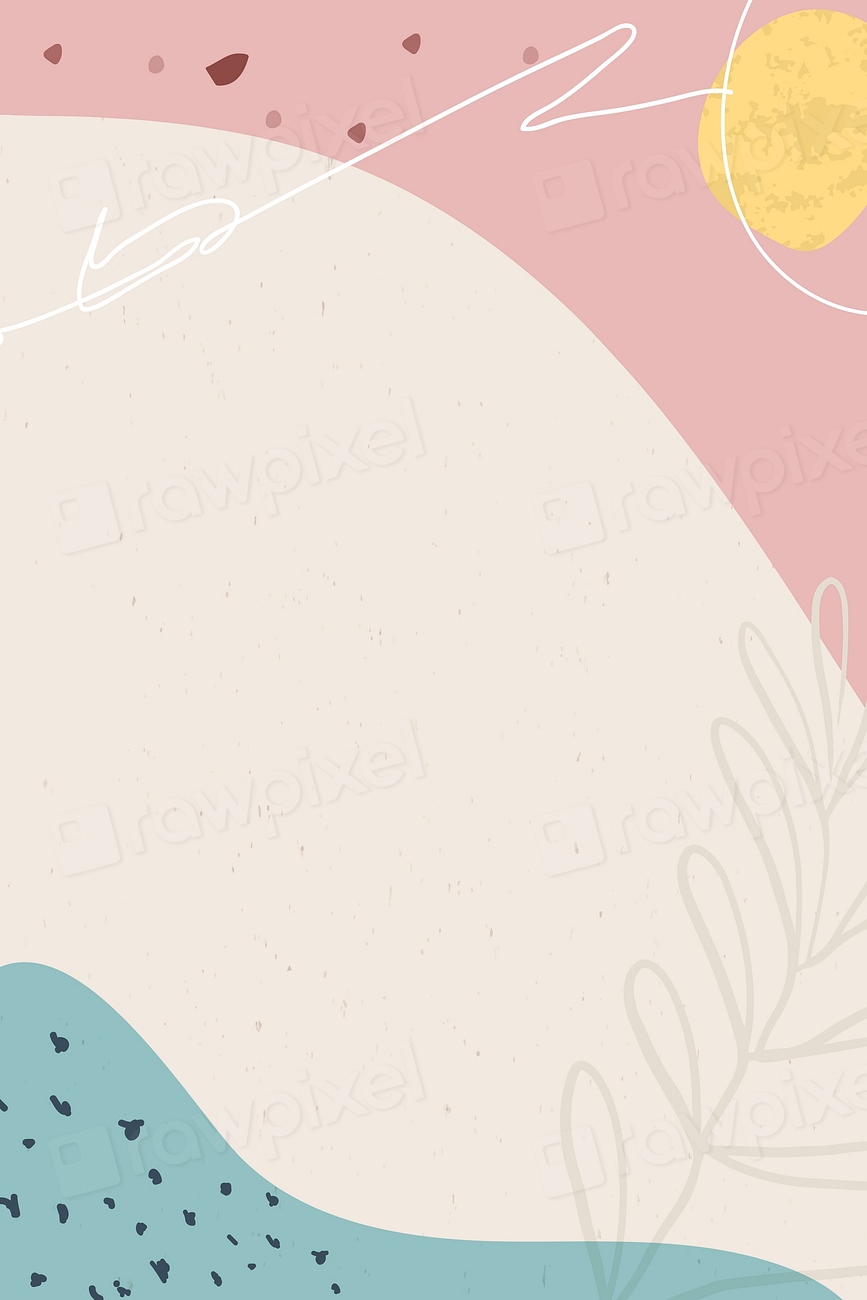 Pink pastel background, floral border | Premium Vector - rawpixel