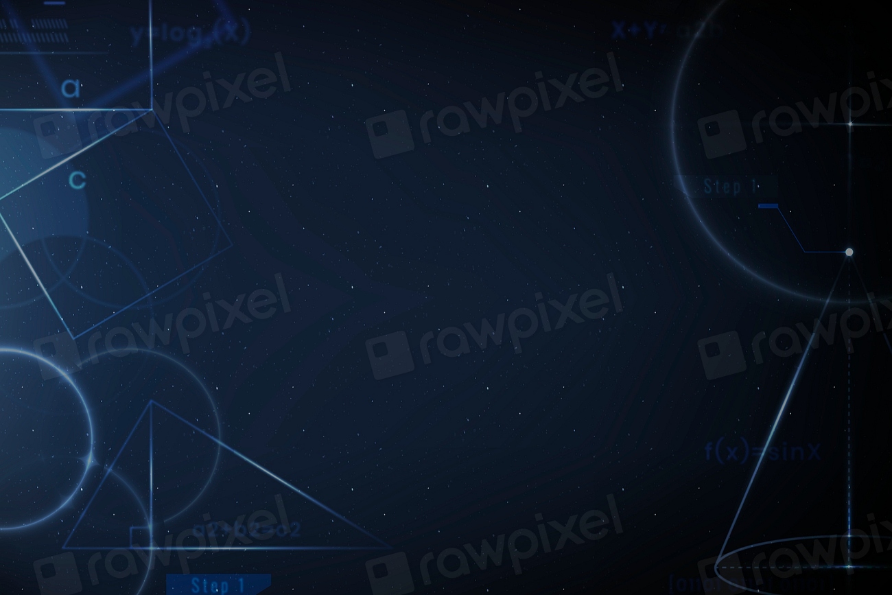 Mathematics background, geometric frame, modern | Premium Vector - rawpixel