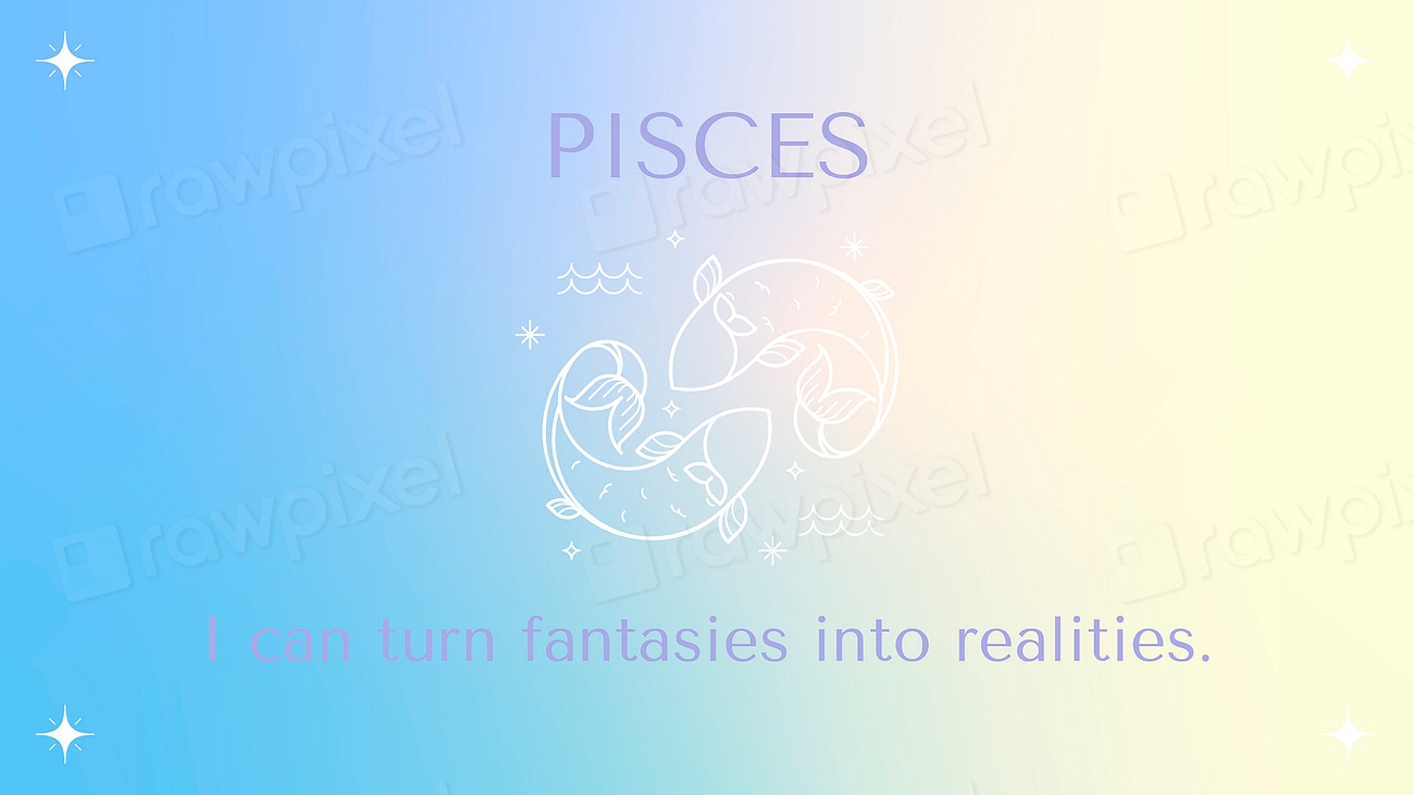 Pisces blog banner template, pastel | Premium Vector Template - rawpixel