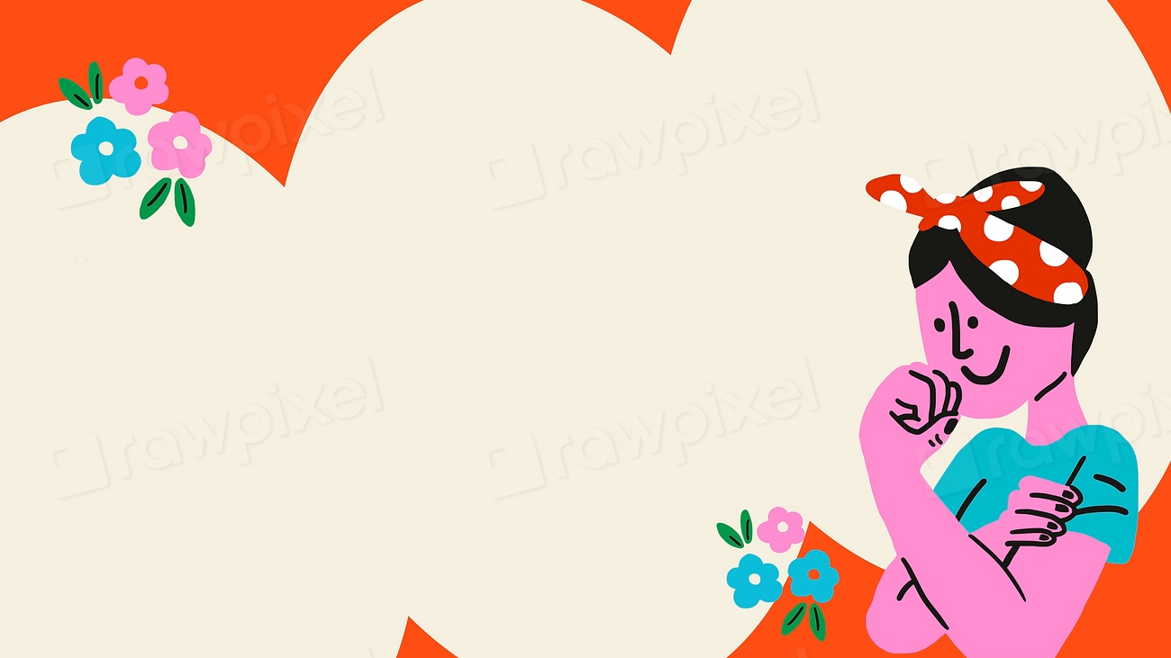 Feminist movement computer wallpaper, strong | Premium PSD - rawpixel