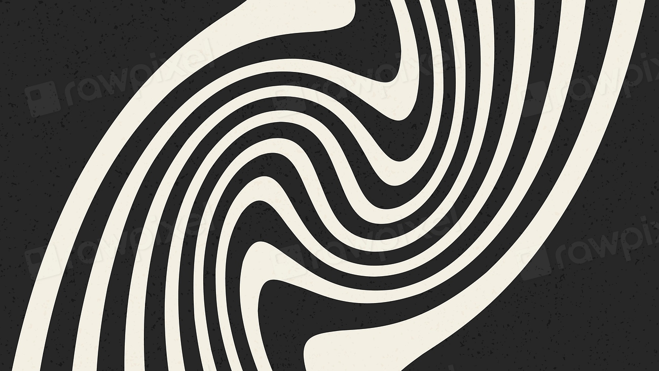 Psychedelic distortion computer wallpaper, black | Premium Photo - rawpixel