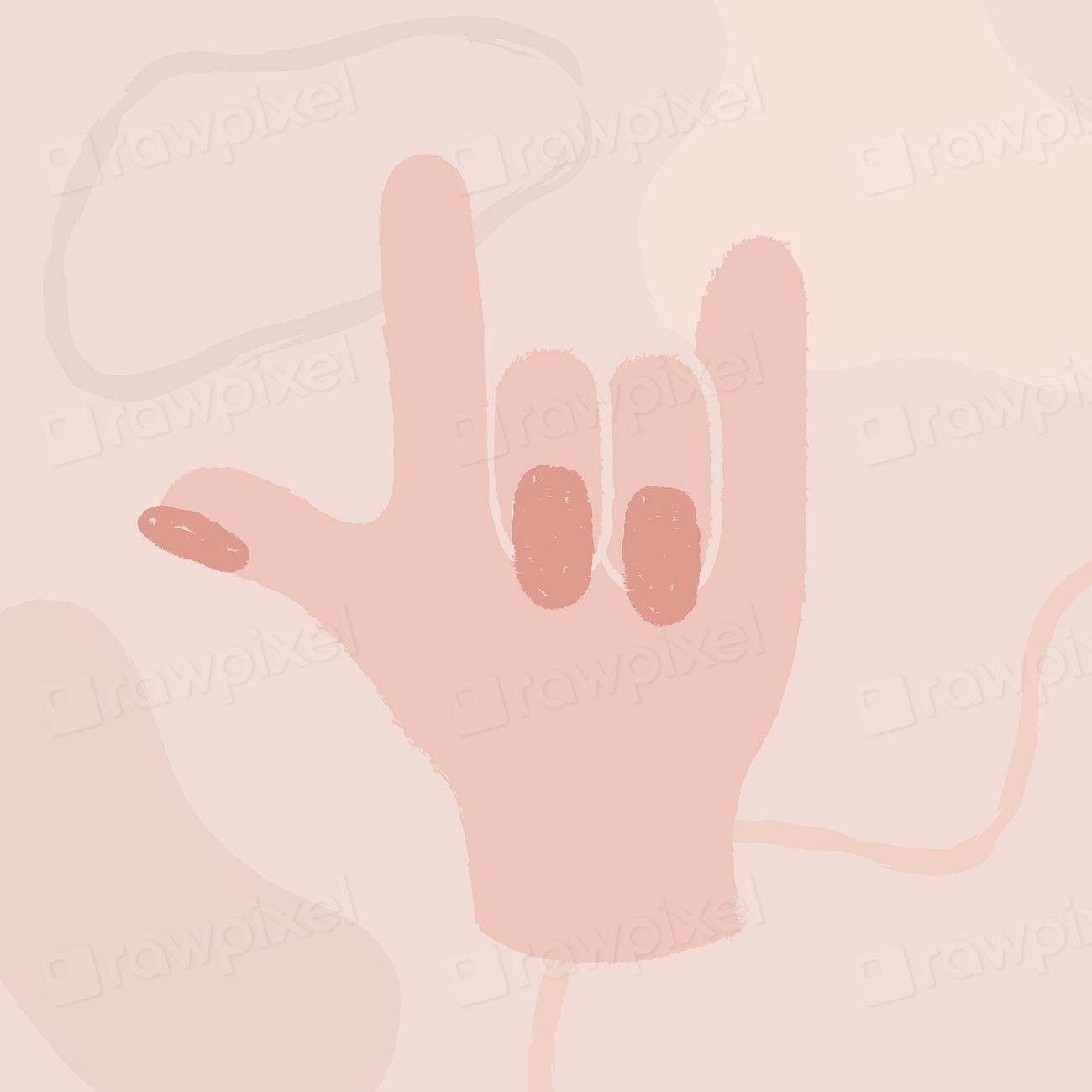 Love hand sign sticker, gesture | Premium PSD - rawpixel