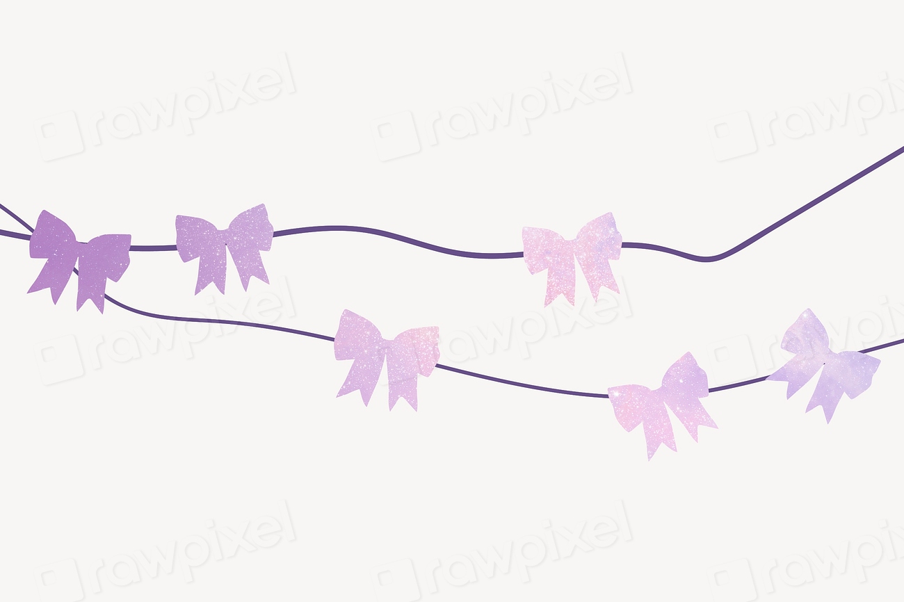 Purple glittery bow background, cute | Premium PSD - rawpixel