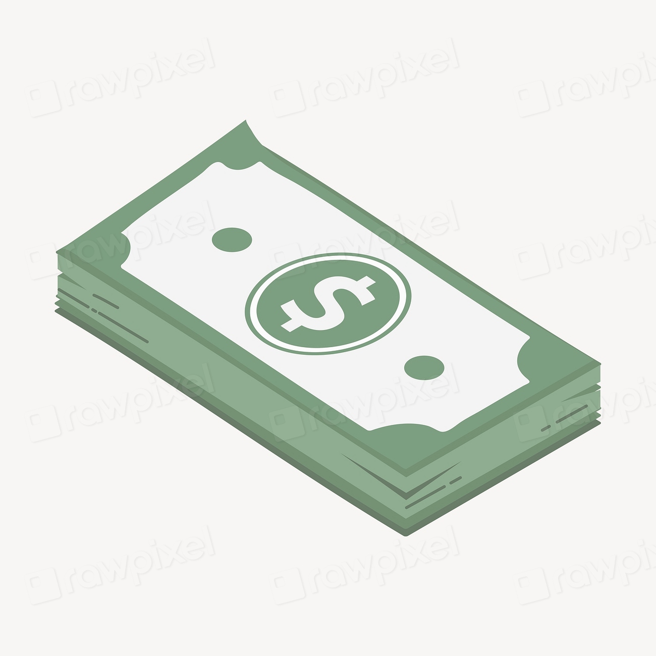 Dollar note clipart, cute cartoon | Free PSD Illustration - rawpixel