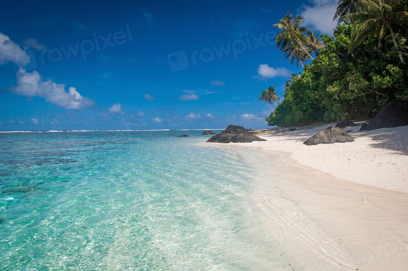 stunning and unspoiled Ofu beach | Free Photo - rawpixel