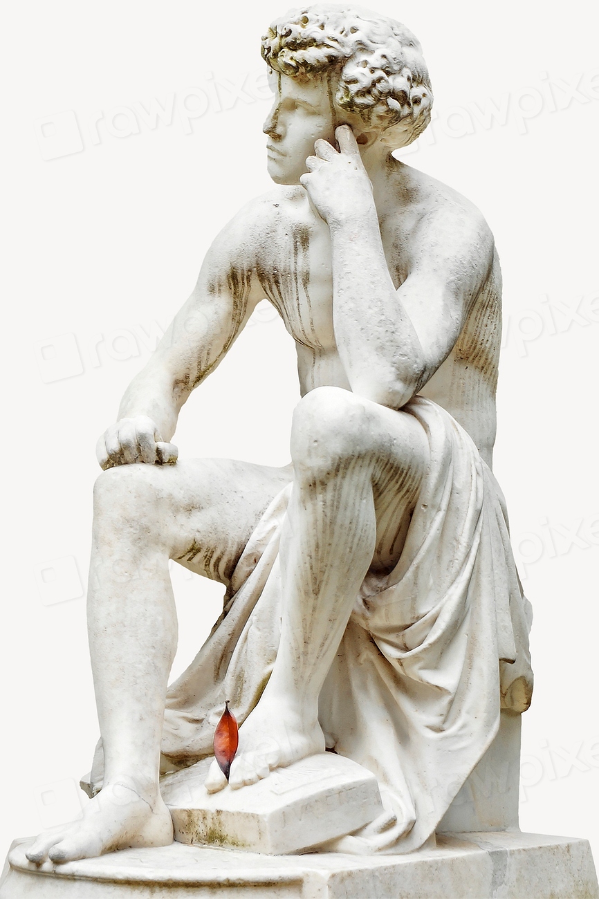 Historical Greek statue sticker, vintage | Free PSD - rawpixel