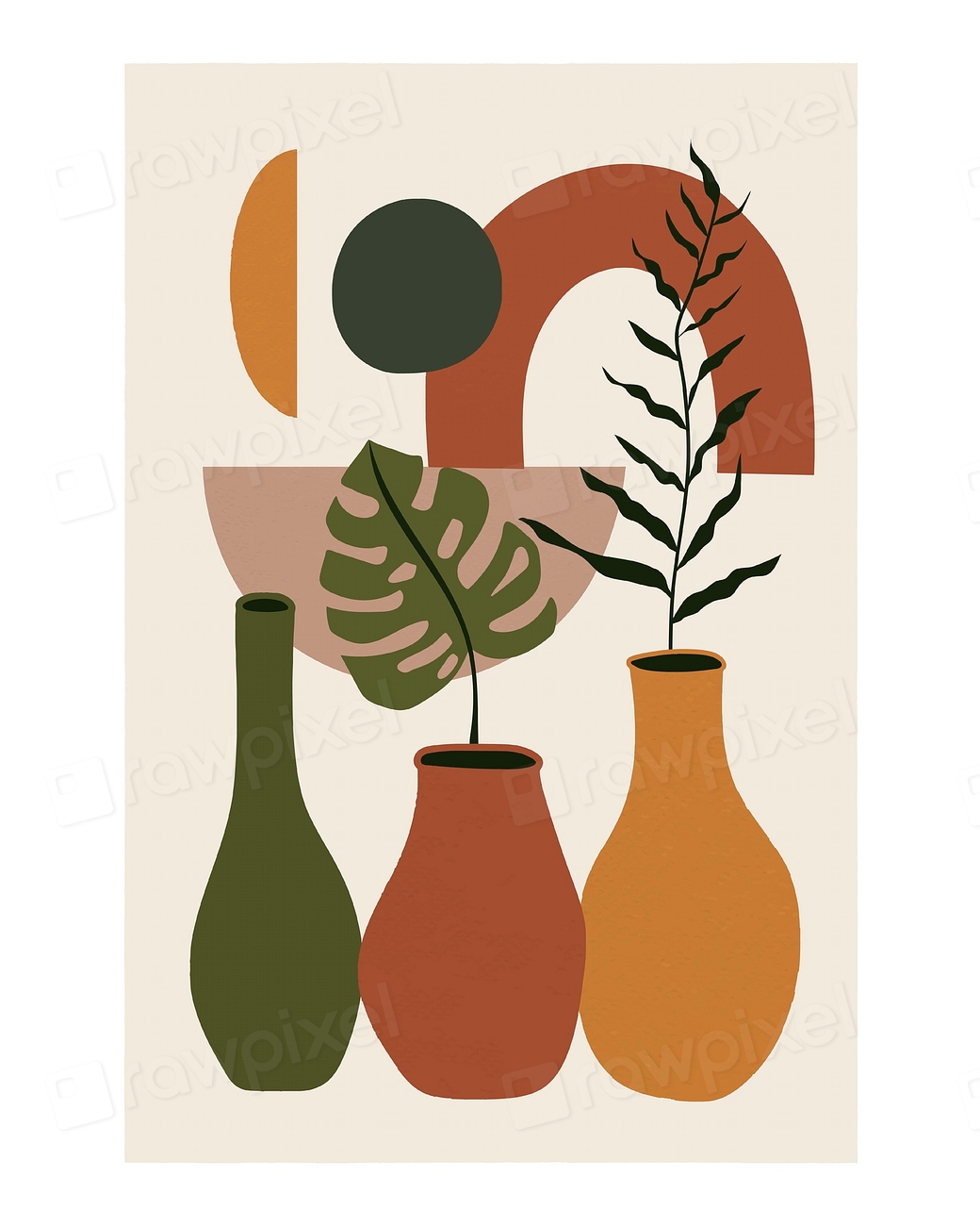 Aesthetic art print, earth tone | Premium Photo - rawpixel