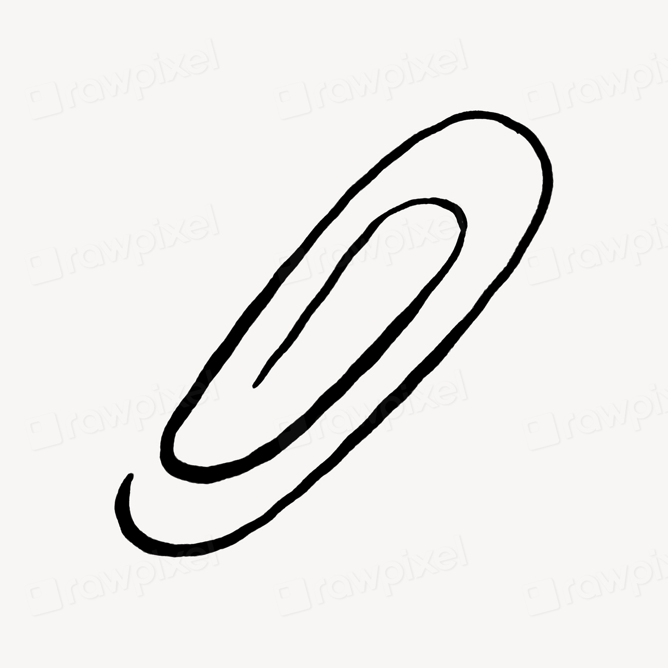 Cute clip doodle, drawing illustration, | Free Photo - rawpixel