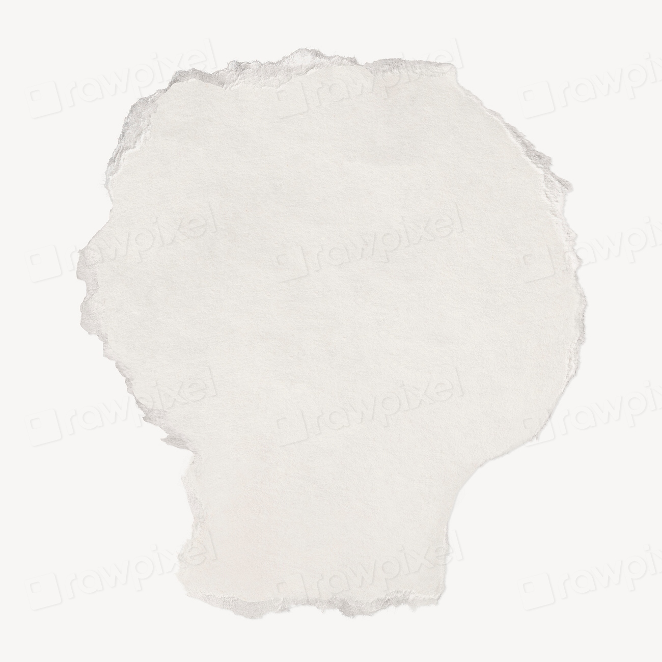 White ripped paper cut out shape | Free PSD - rawpixel