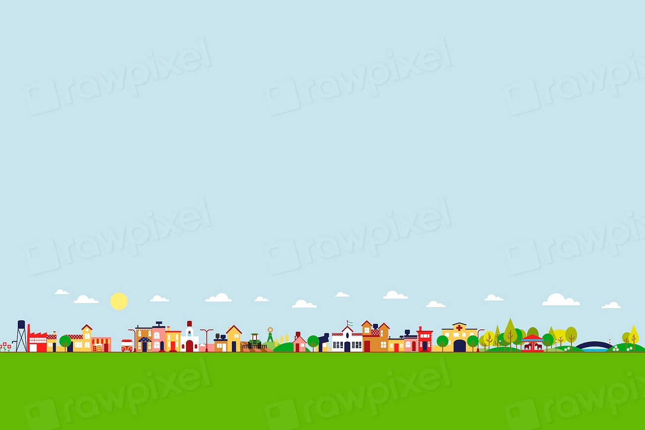 Town border clipart, illustration psd. | Free PSD - rawpixel