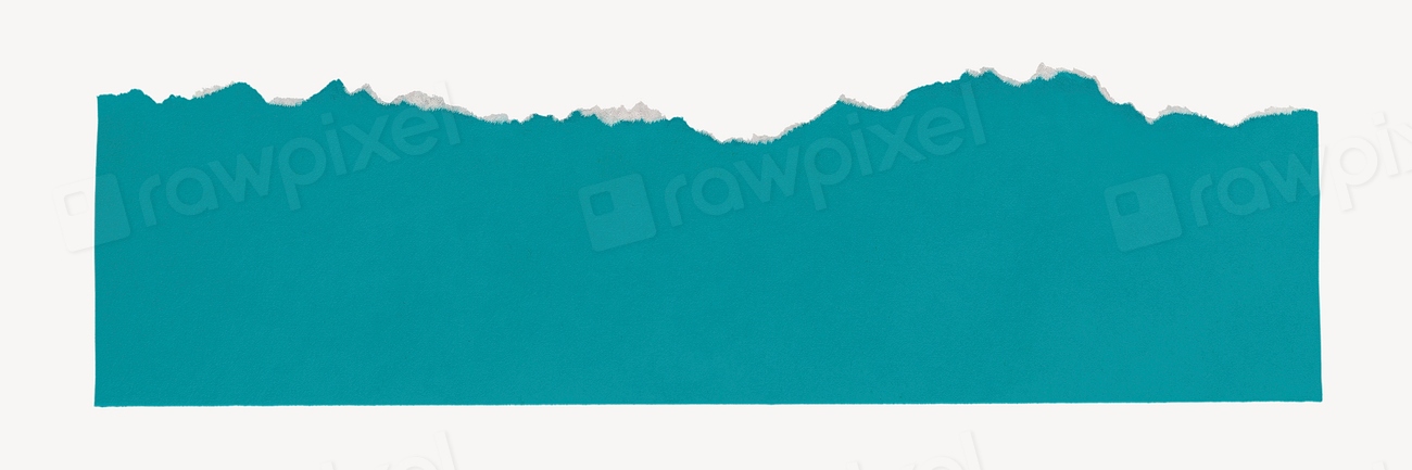 Teal scrap paper collage element, | Premium PSD - rawpixel