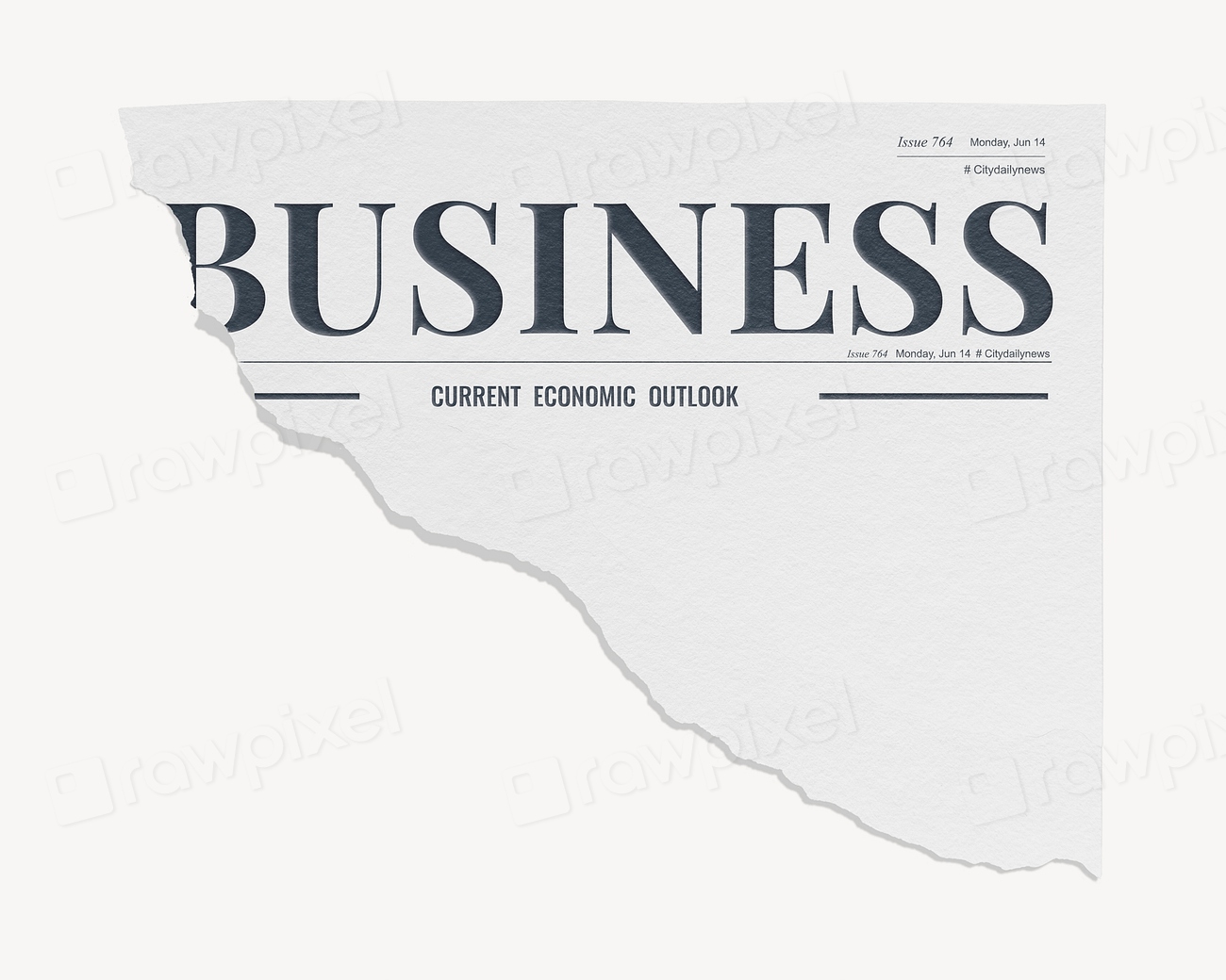Minimal business ripped newspaper, modern | Free Photo - rawpixel