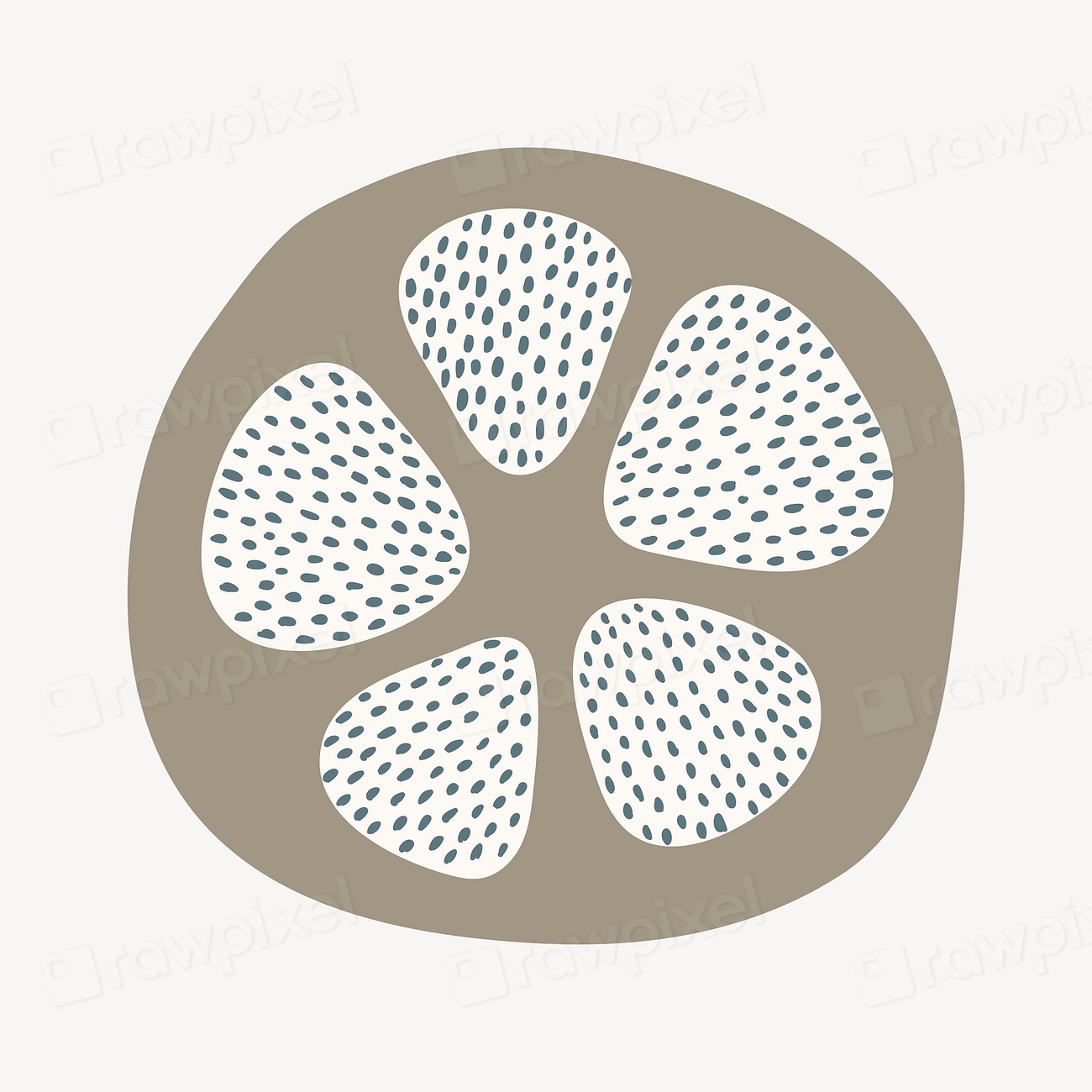 Abstract round shape collage element, | Free PSD - rawpixel