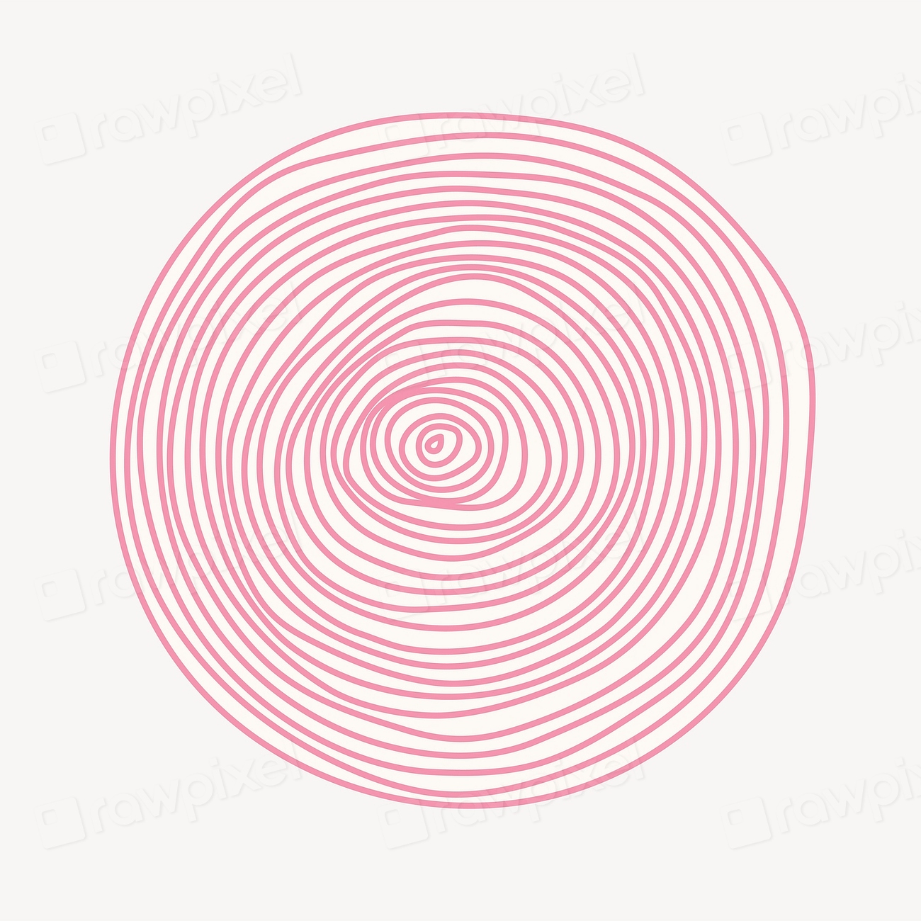 Pink spiral round shape collage | Free Vector - rawpixel
