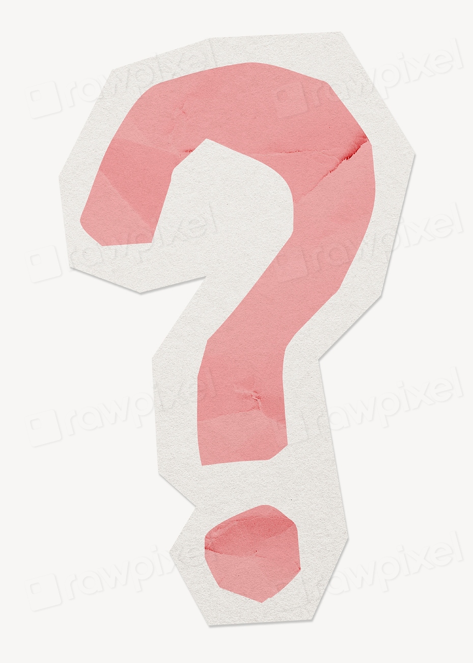 Question mark clipart sticker, paper | Premium Photo - rawpixel