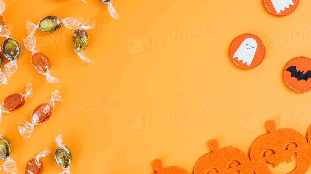 Halloween candy wallpaper, autumn desktop | Premium Photo - rawpixel