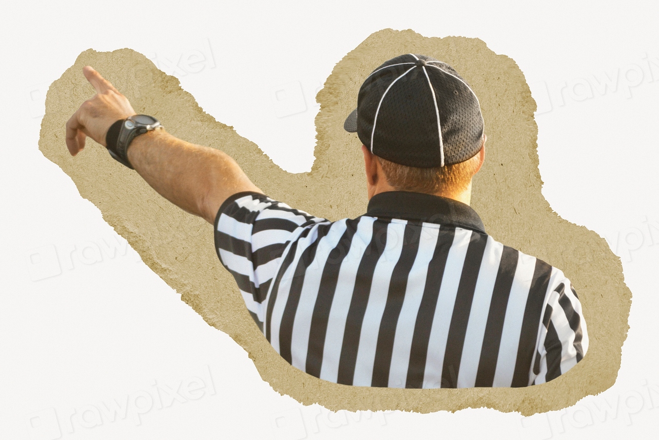 Football Referee, ripped paper collage | Premium Photo - rawpixel