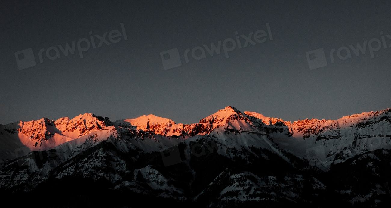 Mountain-sunset view Telluride, once mining | Free Photo - rawpixel