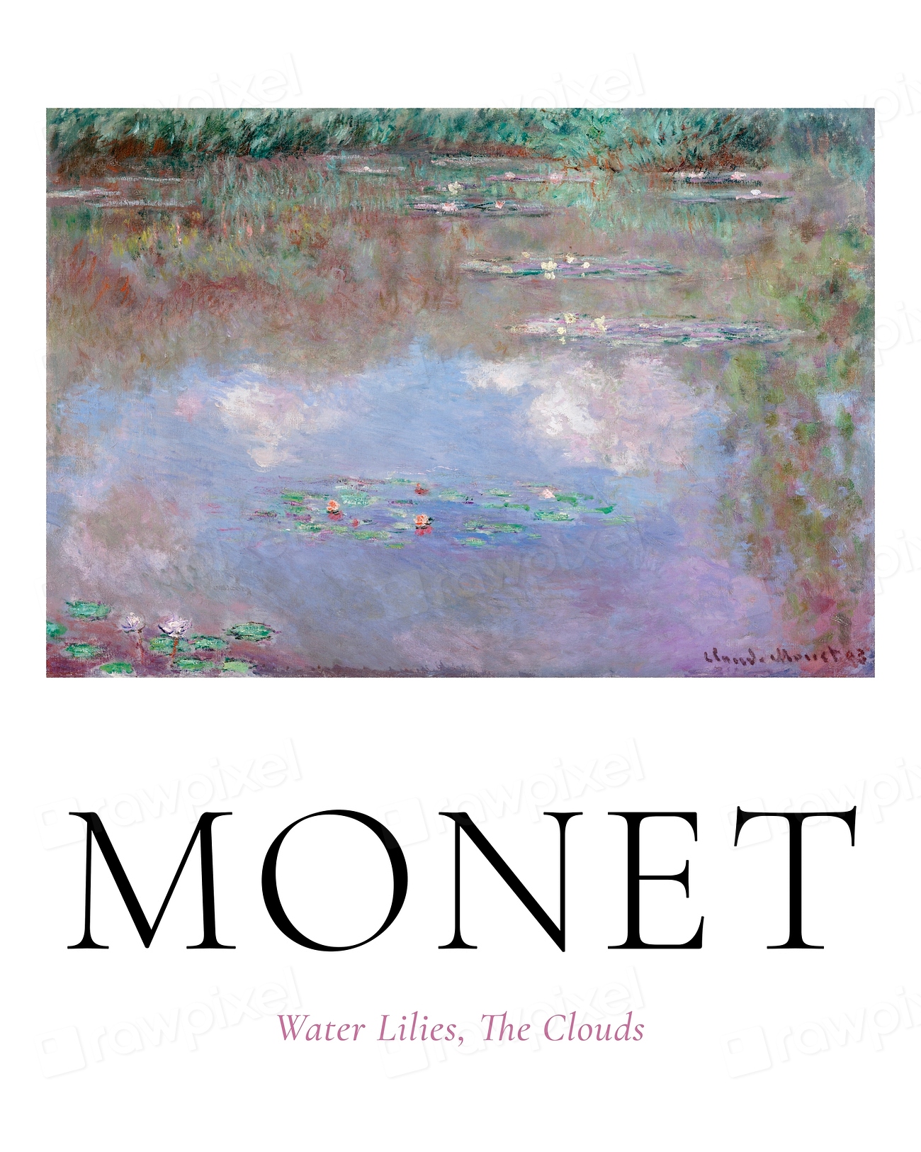 Claude Monet poster, famous painting | Premium Photo - rawpixel