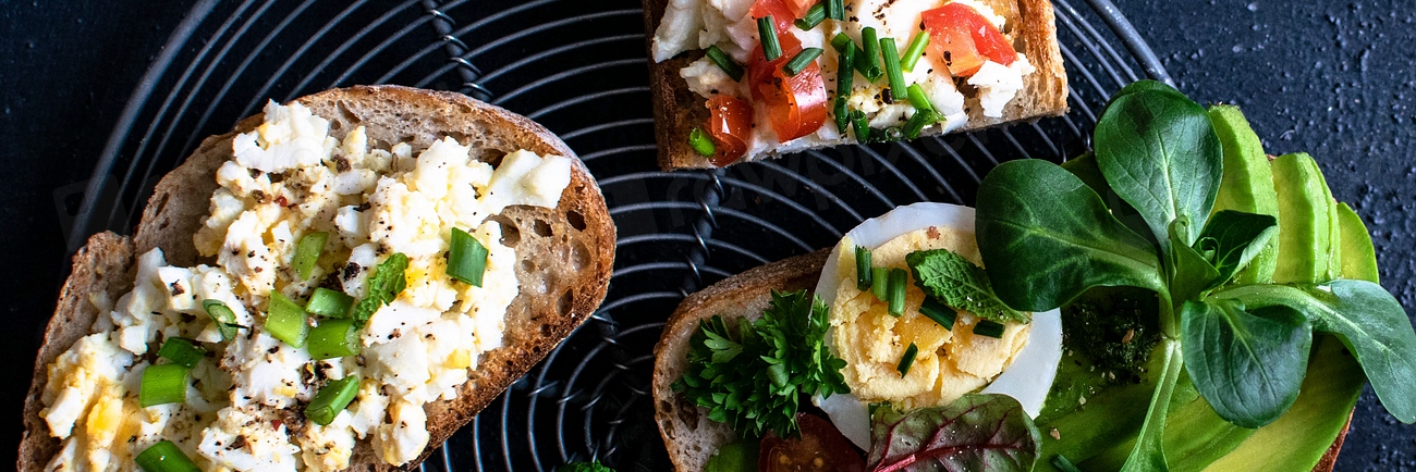 Fresh homemade open faced sandwich | Premium Photo - rawpixel