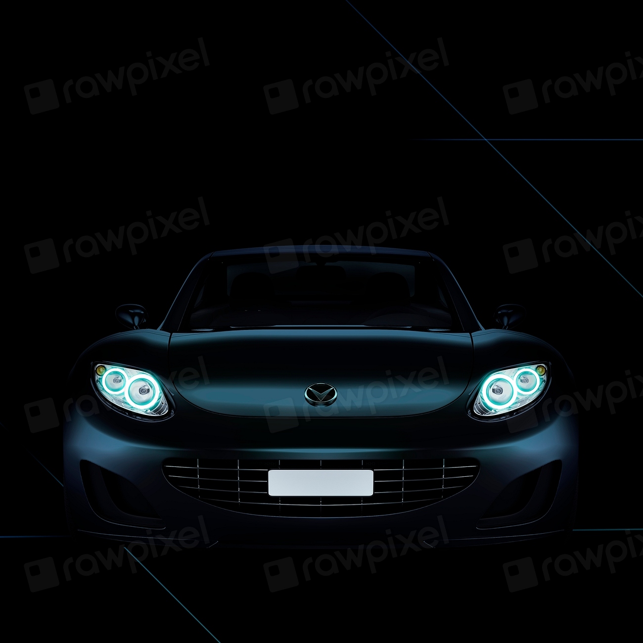 Black shiny sports car design | Premium Photo - rawpixel