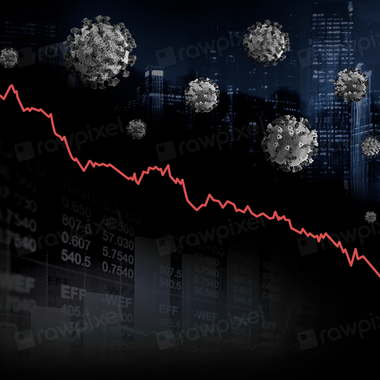 Economic impact and decrease due | Free Photo - rawpixel