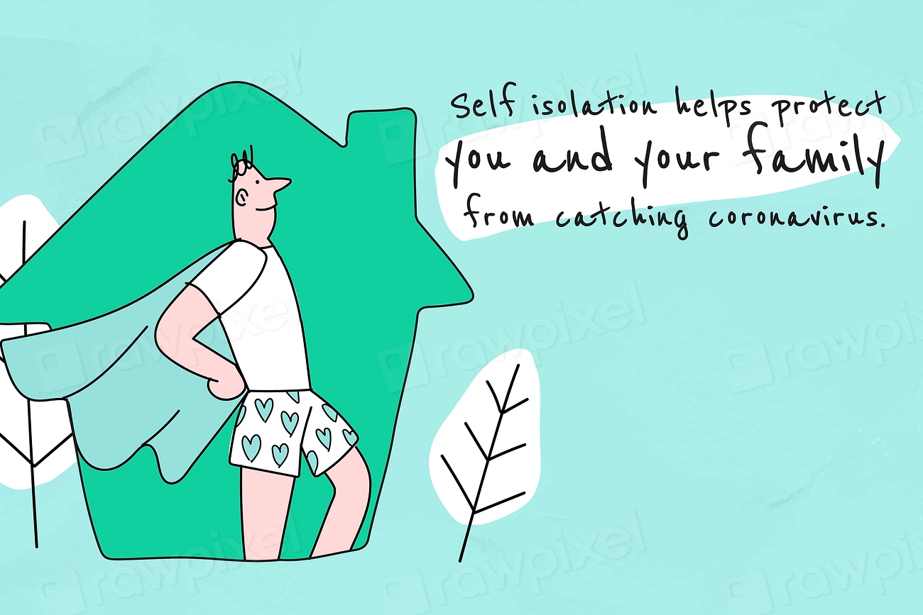 Self isolation helps protect you | Free Photo - rawpixel