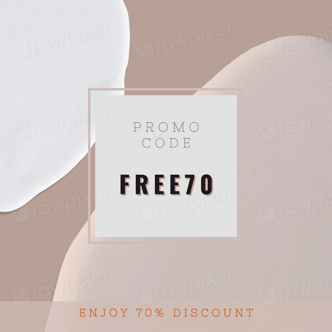 Promo code template collection vector | Free Vector Template - rawpixel