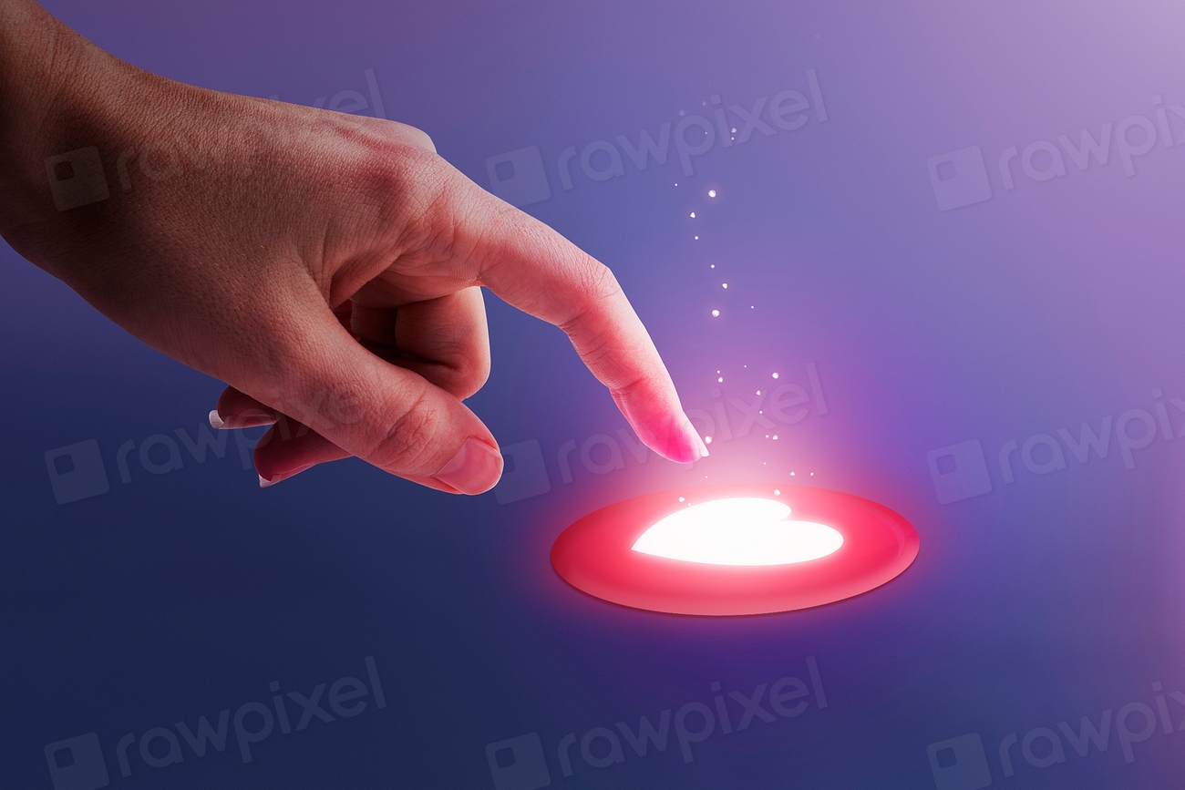 Closeup hand clicking love social | Premium Photo - rawpixel