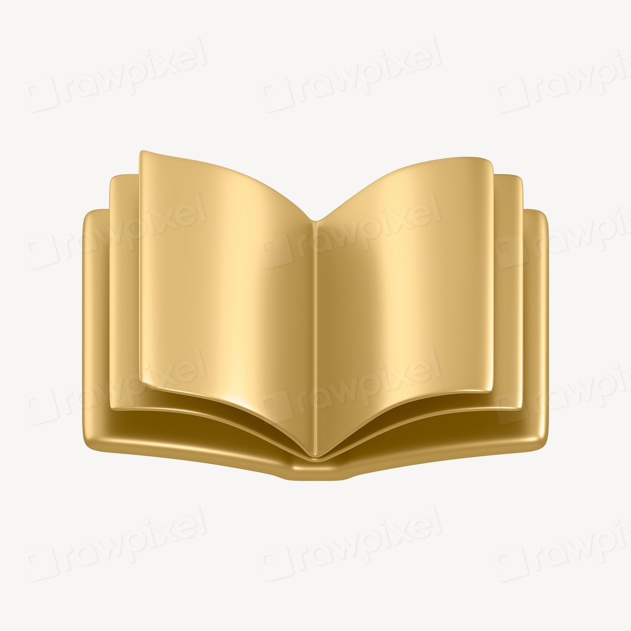 Gold book, education 3D icon | Premium PSD - rawpixel