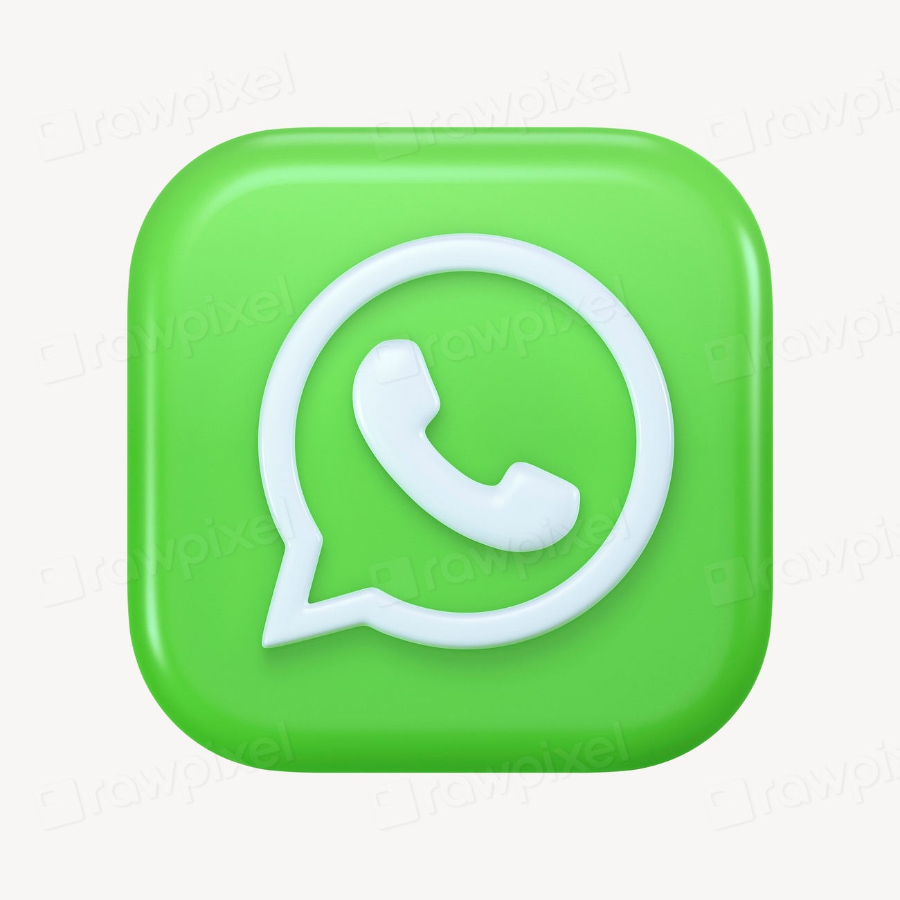 WhatsApp icon social media 3D | Free Photo Illustration - rawpixel