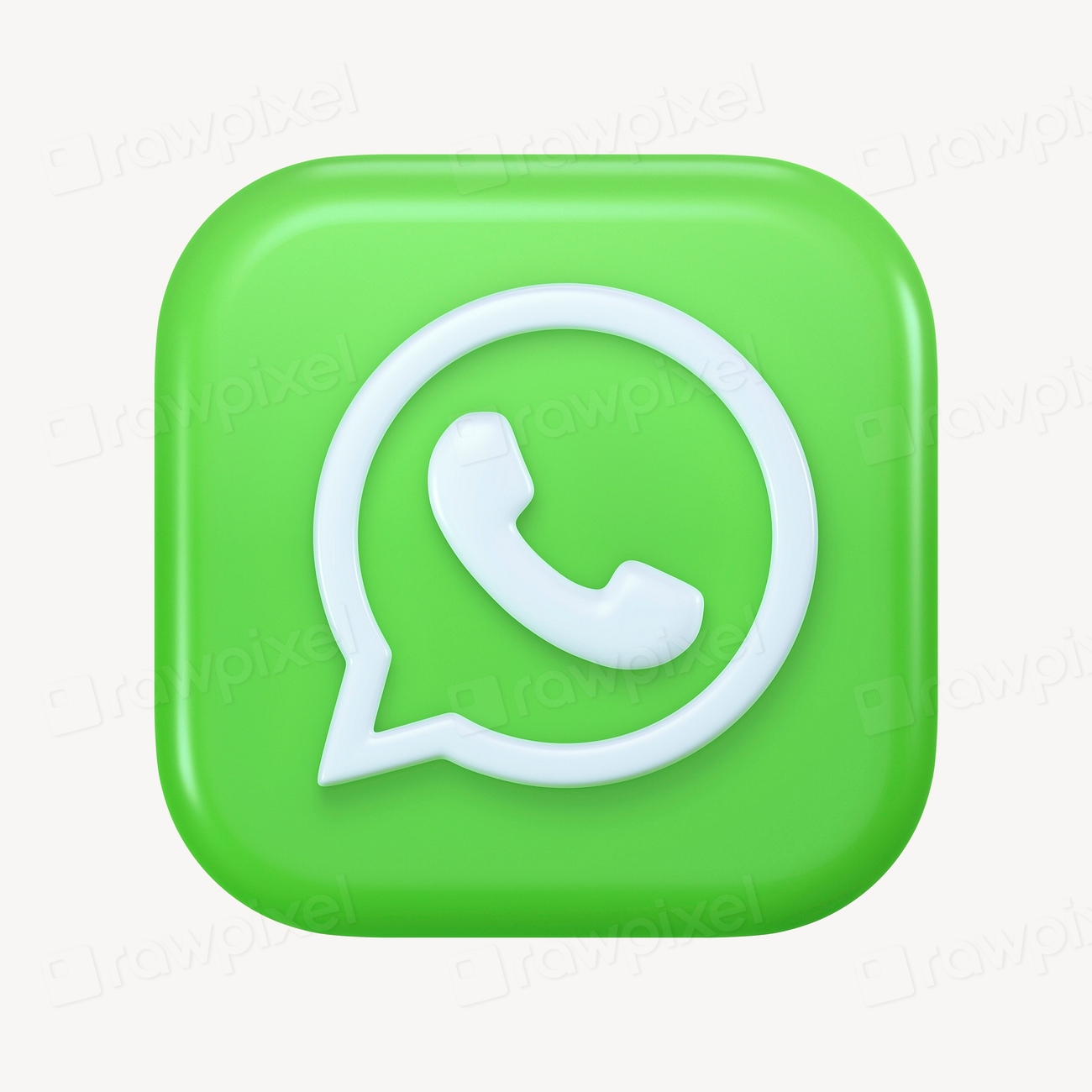 WhatsApp icon social media 3D | Premium PSD - rawpixel