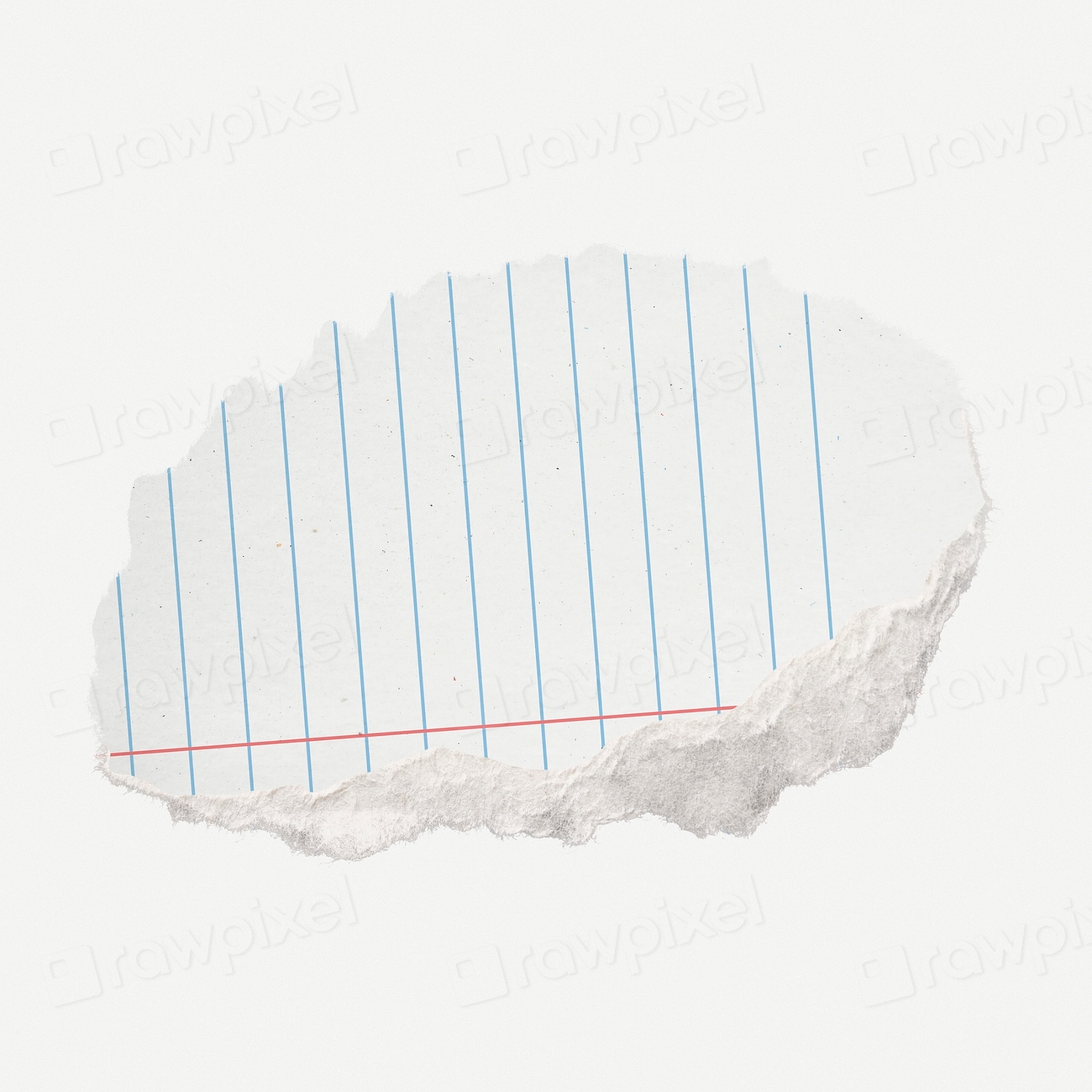 Ripped note paper sticker, journal | Premium PSD - rawpixel