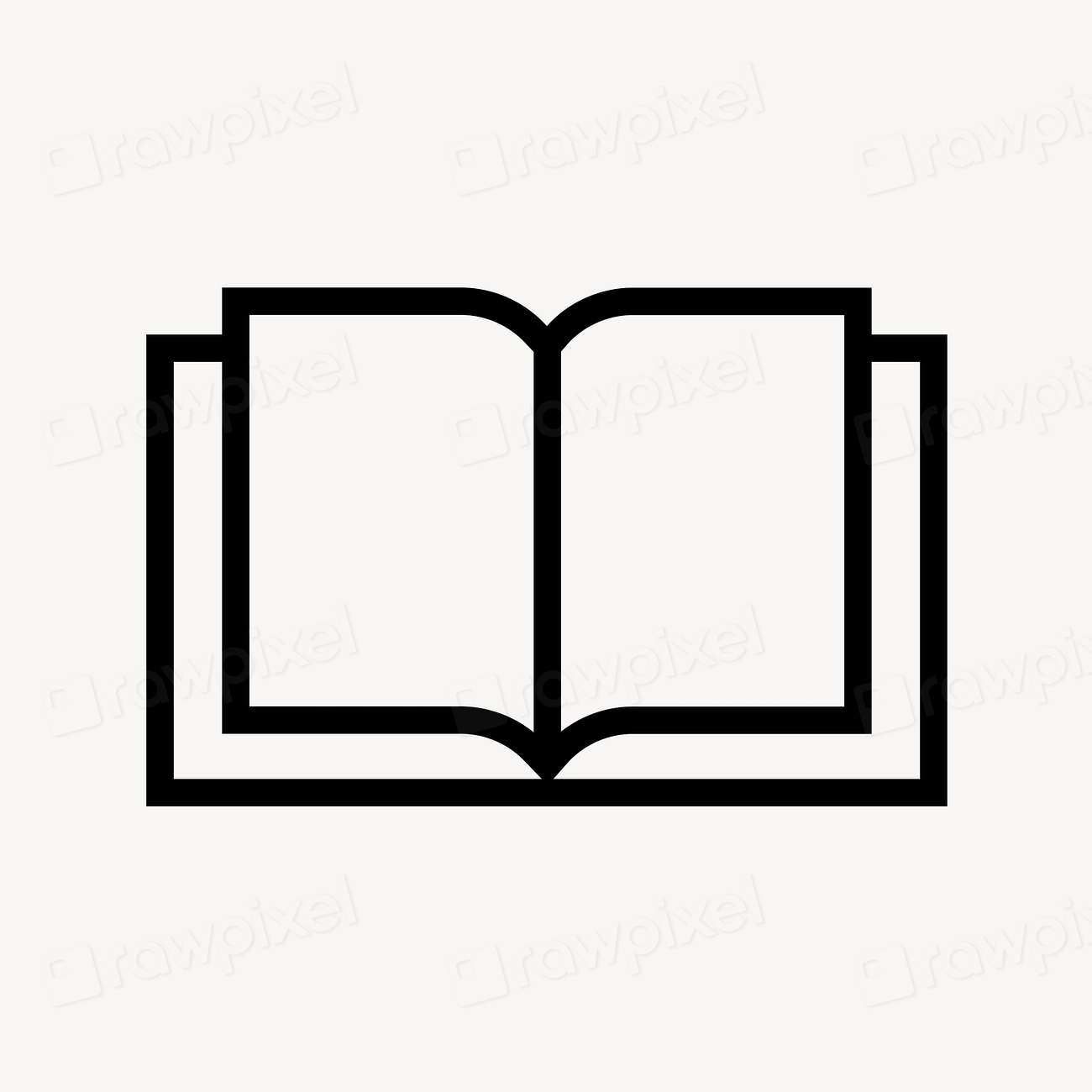 Open book, education line icon | Premium Vector - rawpixel