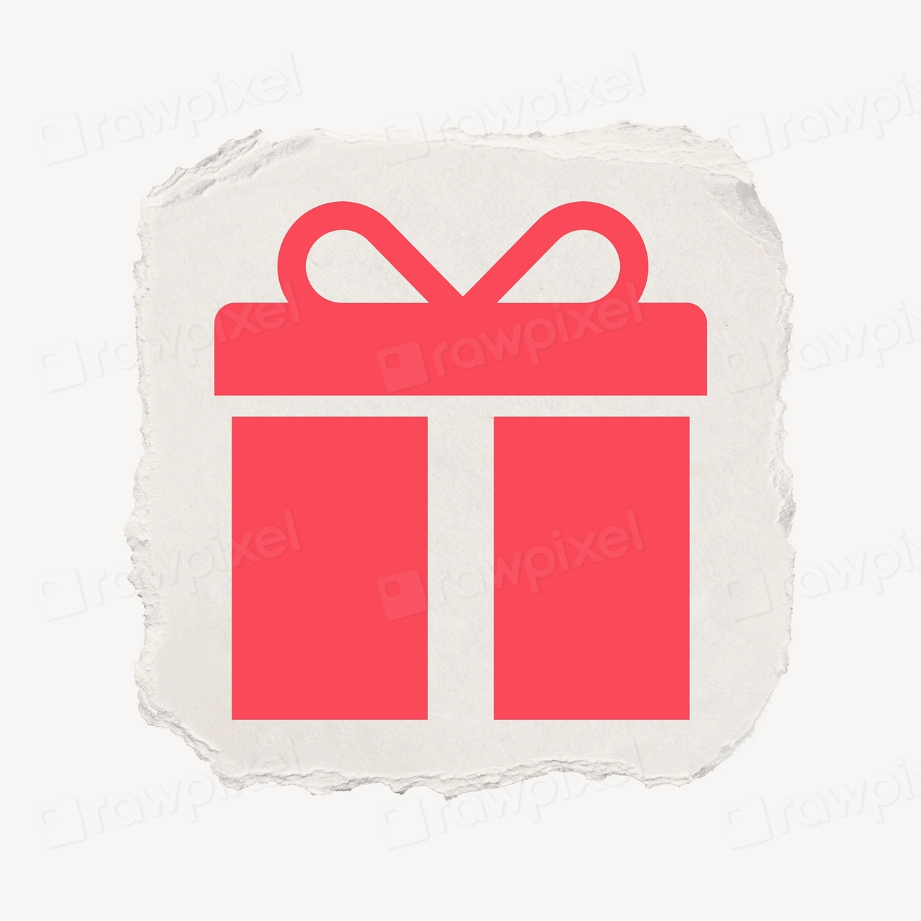 Gift box, reward icon, ripped | Premium PSD - rawpixel