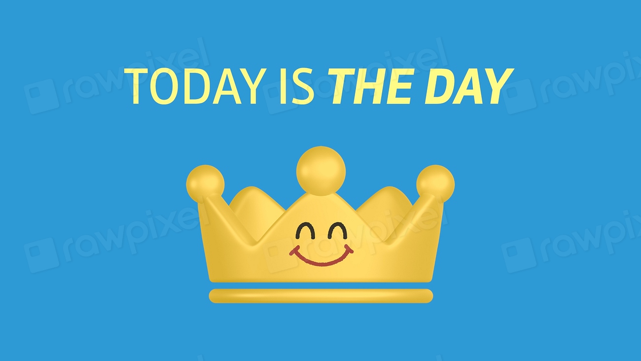 Smiling crown Powerpoint presentation template, | Premium Vector ...