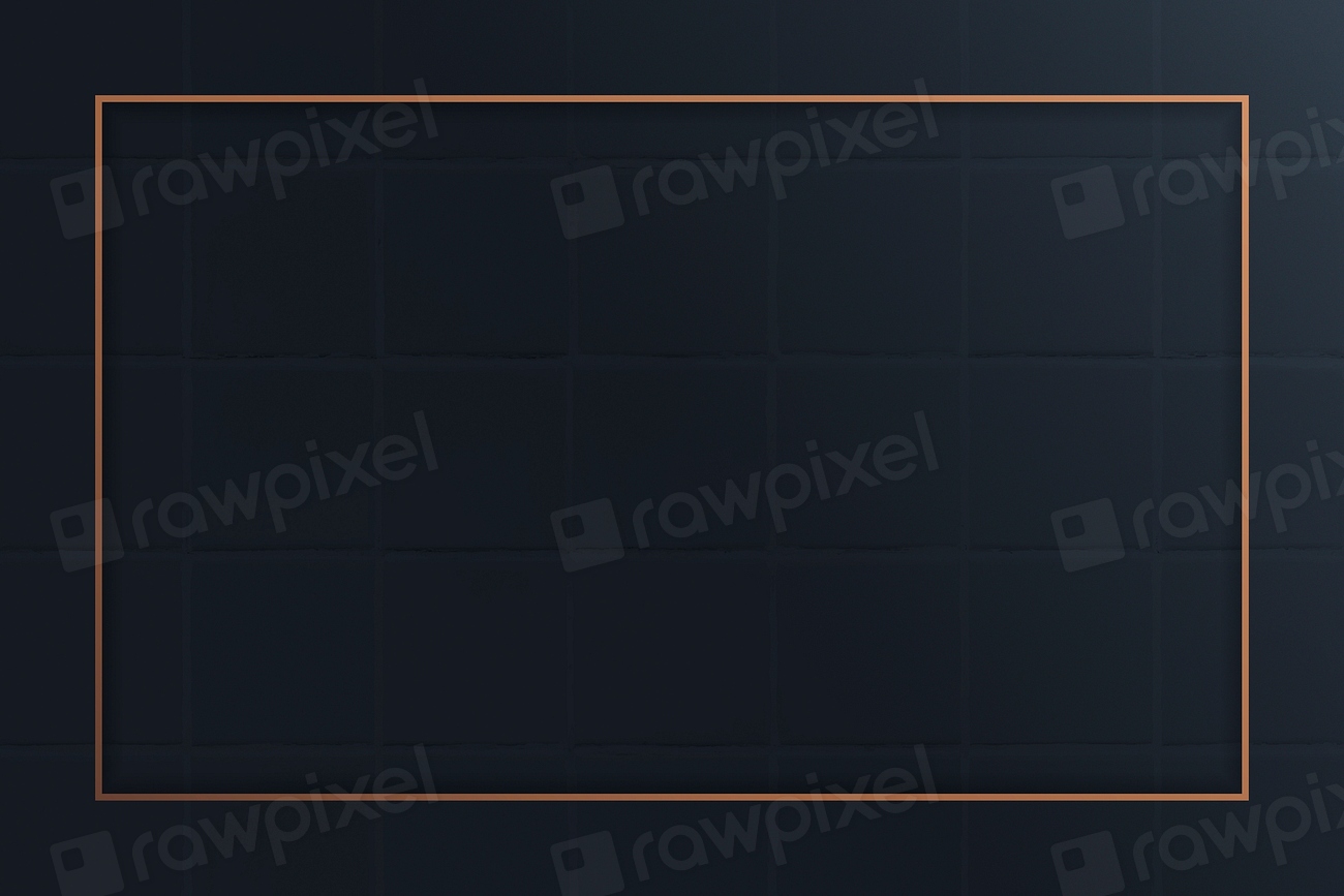 Blank rectangle bronze frame template | Premium Vector - rawpixel