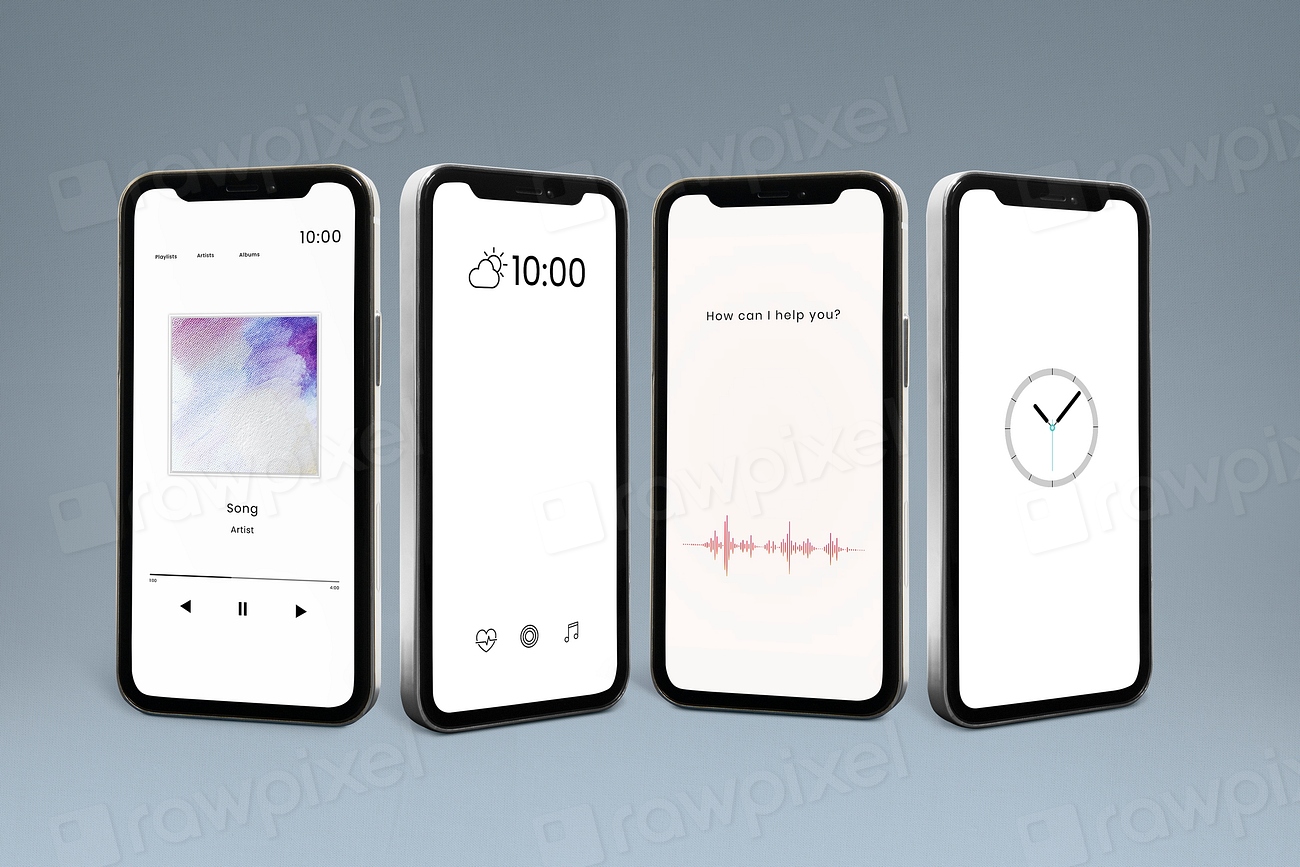Smartphones with multi-application set | Premium Photo - rawpixel