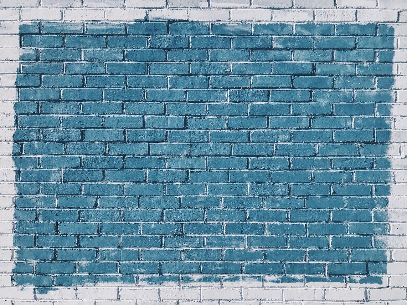 Blue painted rectangle painted white | Free Photo - rawpixel