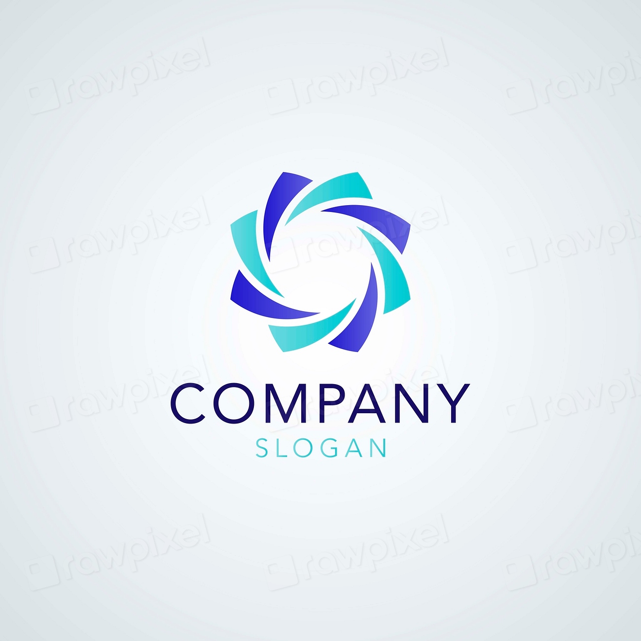 Blue creative company slogan vector | Premium Vector - rawpixel