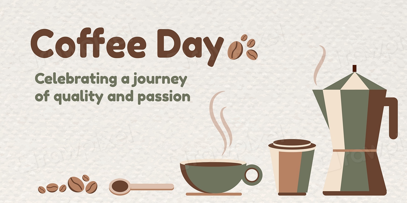 Coffee day poster design vector | Premium Vector - rawpixel