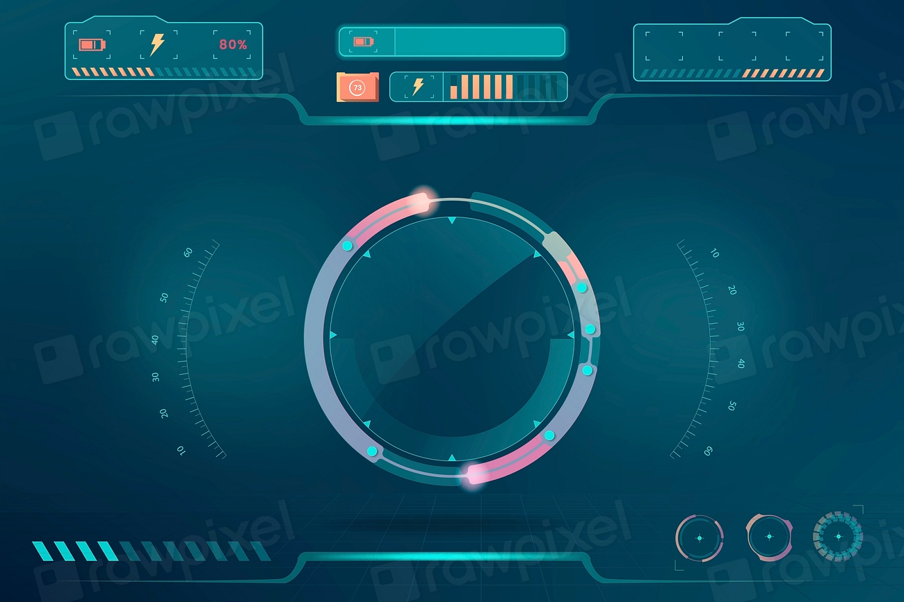 Technology interface template design elements | Premium Vector - rawpixel