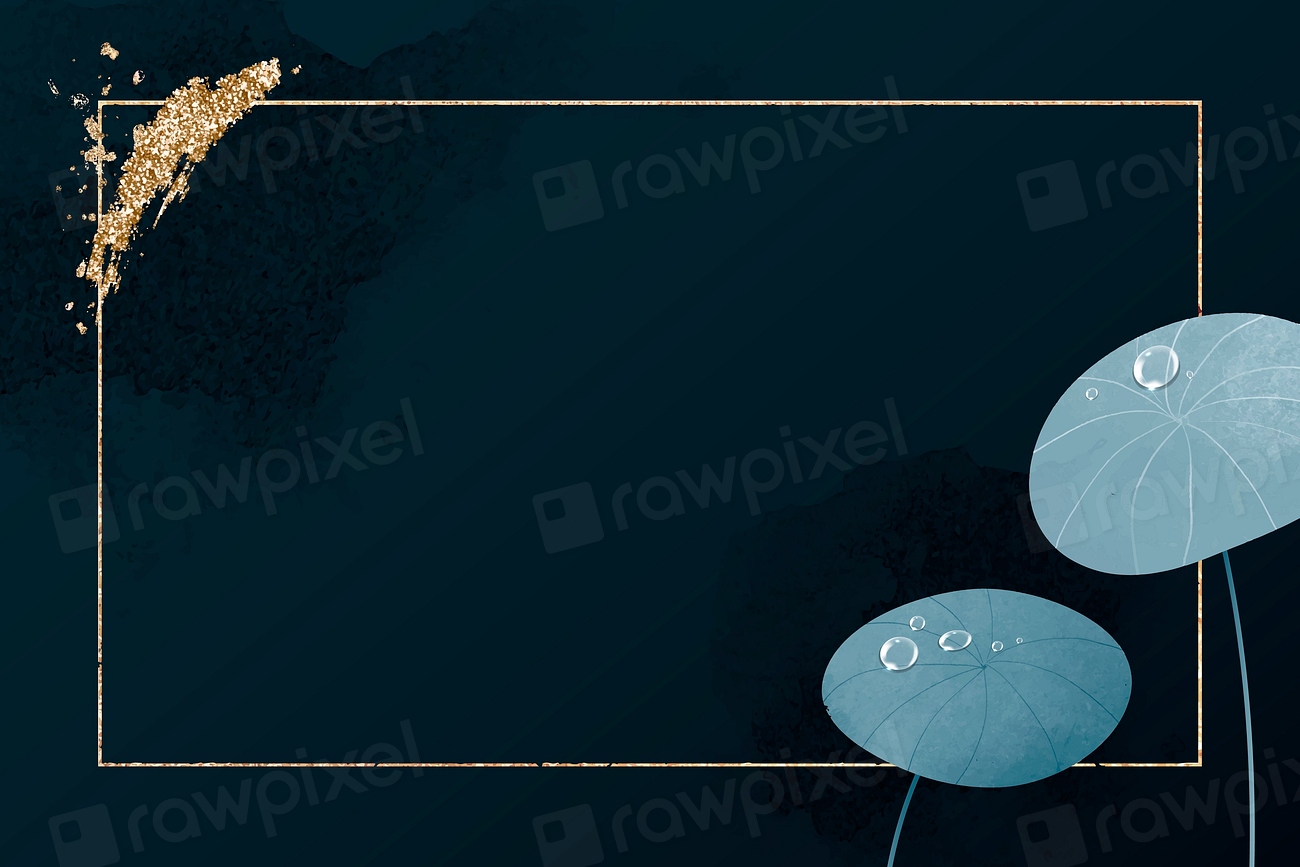 Rectangle pennywort shimmering frame vector | Premium Vector - rawpixel