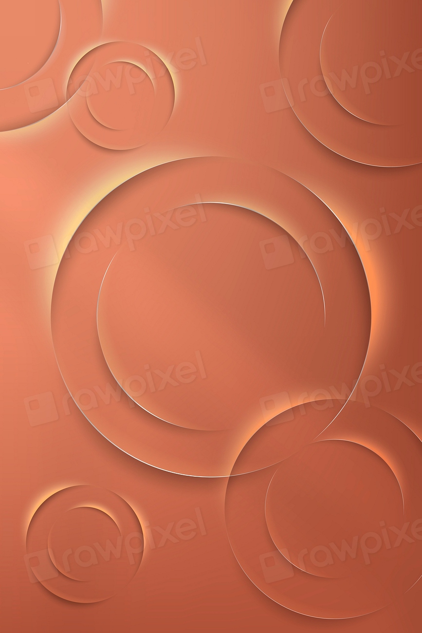 Orange circles drop shadow pattern | Premium Vector - rawpixel