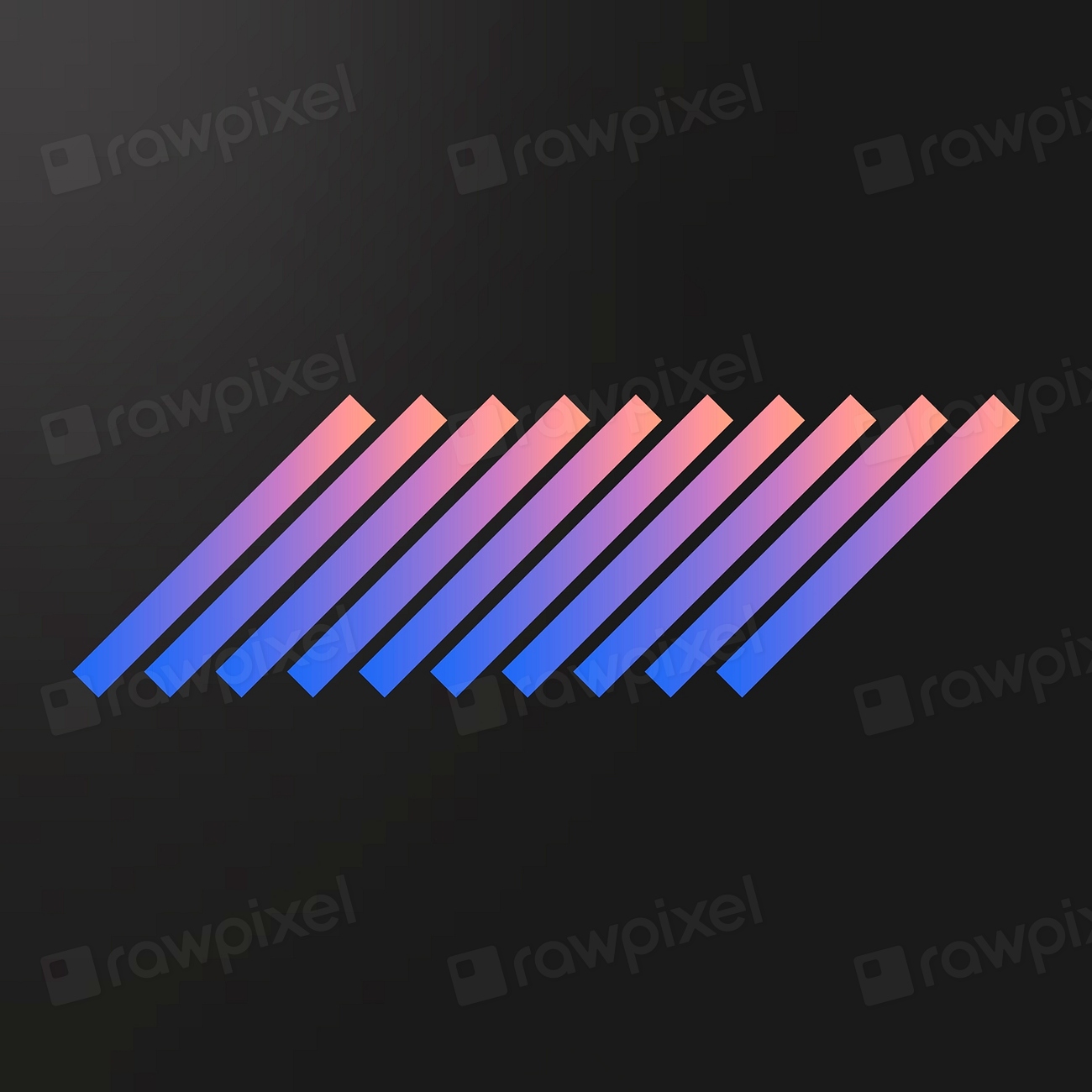 Colorful line gradient element vector | Premium Vector - rawpixel