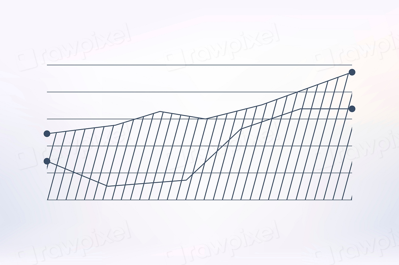 Growth graph blue infographic vector | Premium Vector - rawpixel