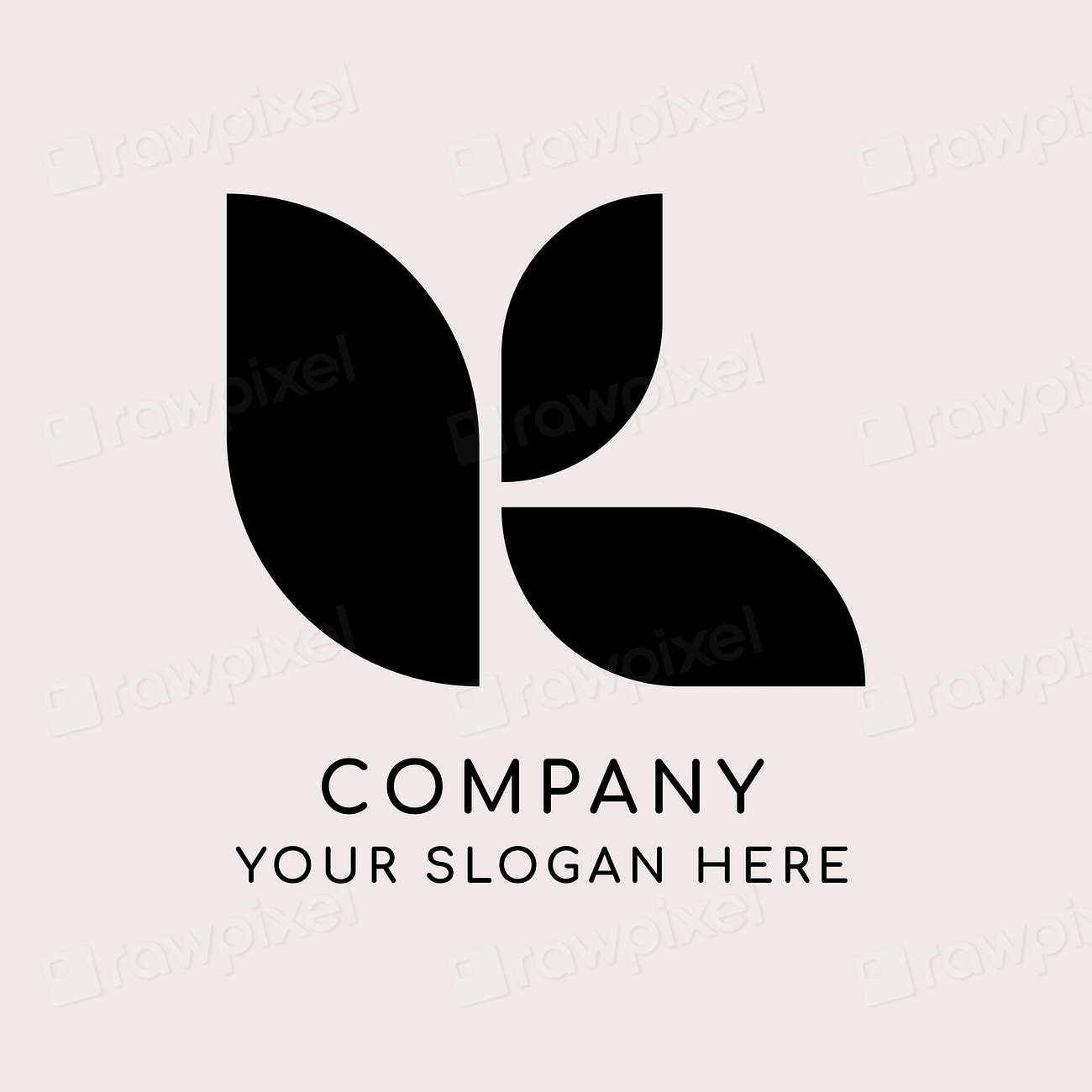 Modern black business logo vector | Premium Vector - rawpixel