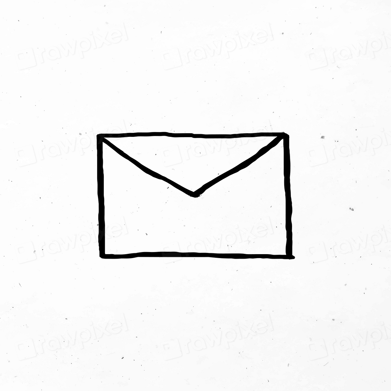 Simple hand drawn envelope vector | Premium Vector - rawpixel